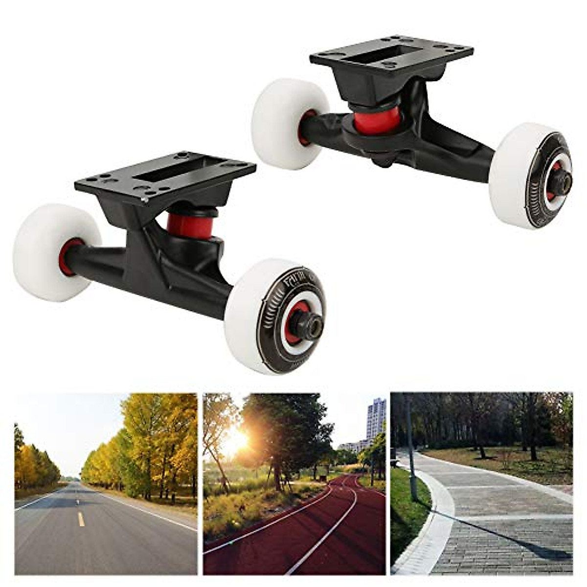 Skateboard Truck Bracket Kit Skateboard Wheel Bracket Bridge Set Longboard Truck Kit Accessory Combination