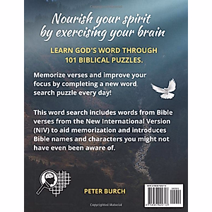 BIBLE VERSE Word Search 2000+ Words for Adults and Seniors. LARGE PRINT: This gift will keep your mind active and feed it with positive thoughts. Relaxing Big Font Word find Puzzles (Wordsearch Book)