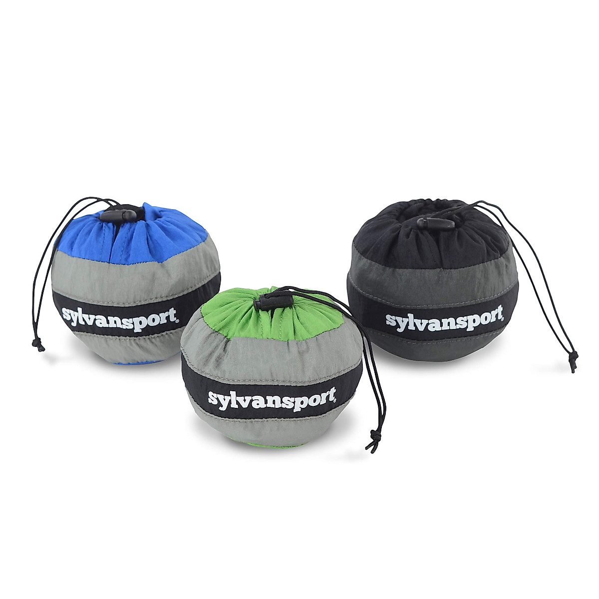 SylvanSport Hacky Pack Daypack Lightweight Hiking Backpack Durable 40 LB Carrying Capacity, Black and Grey