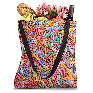 Colorful Candy Rainbow Sprinkles Tote Bag