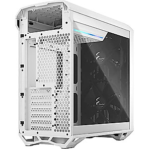 Fractal Design Torrent Compact White TG Clear - Tower - White - Tempered Glass, Steel - 4 x Bay - 2 x 7.09 x Fan(s) Installed - 0 - ATX, EATX, Micro ATX, Mini ITX, SSI CEB Motherboard Supported