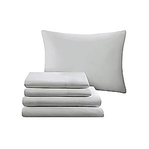 Madison Park Essentials Cal King Comforter Set, 24 Piece Bedding With Matching Curtains, Decorative Pillows, Luxe Diamond Tufting , Room in a Bag Joella Collection, Plum Cal King