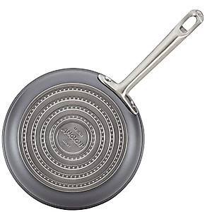 Anolon Accolade Forged Hard Anodized Nonstick Frying Pan/Skillet, 8 Inch, Moonstone Gray