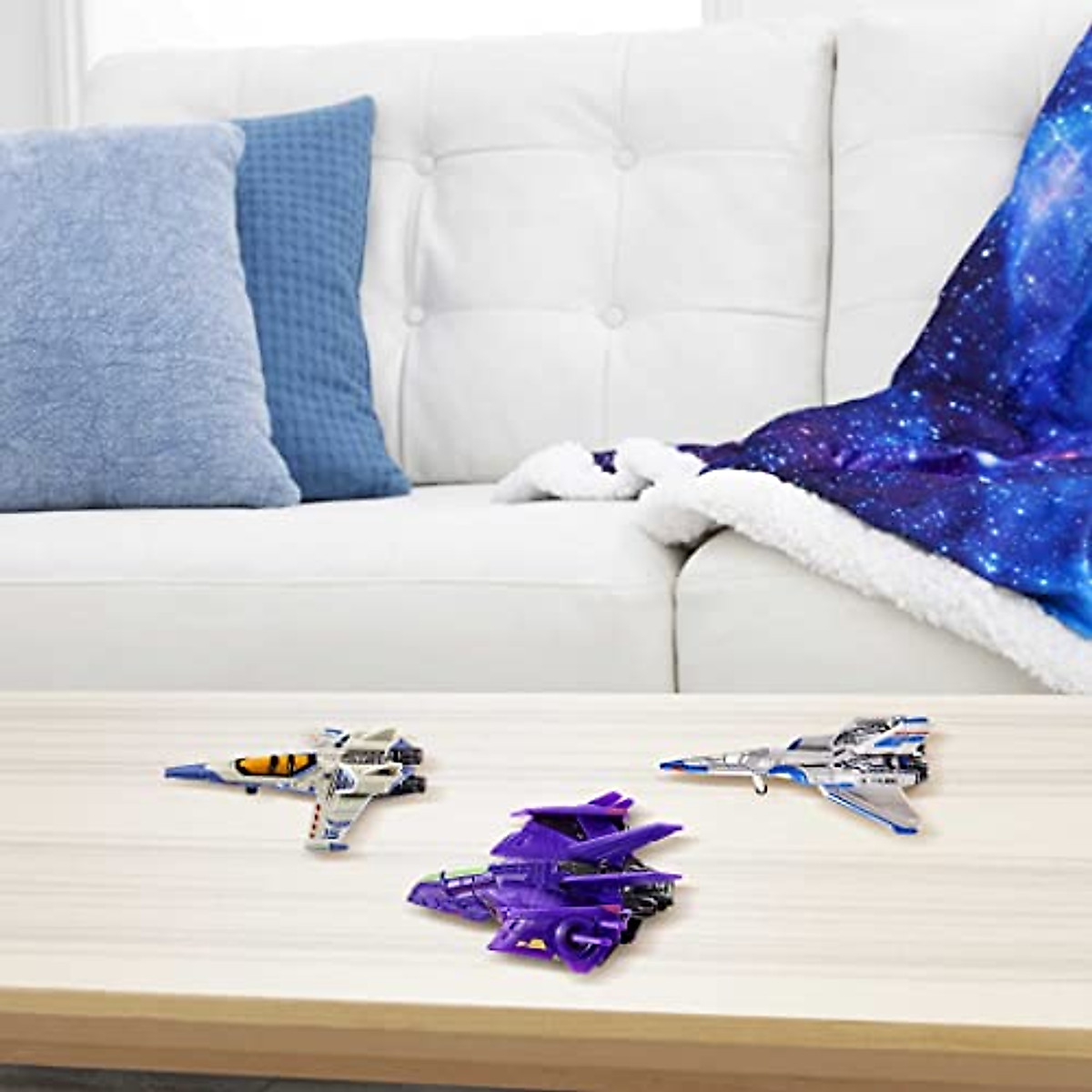 Mattel Lightyear Toys Fleet Starship Set of Die-Cast Ships From the Movie: Xl-15, Xl-1 & Zurg Fightership