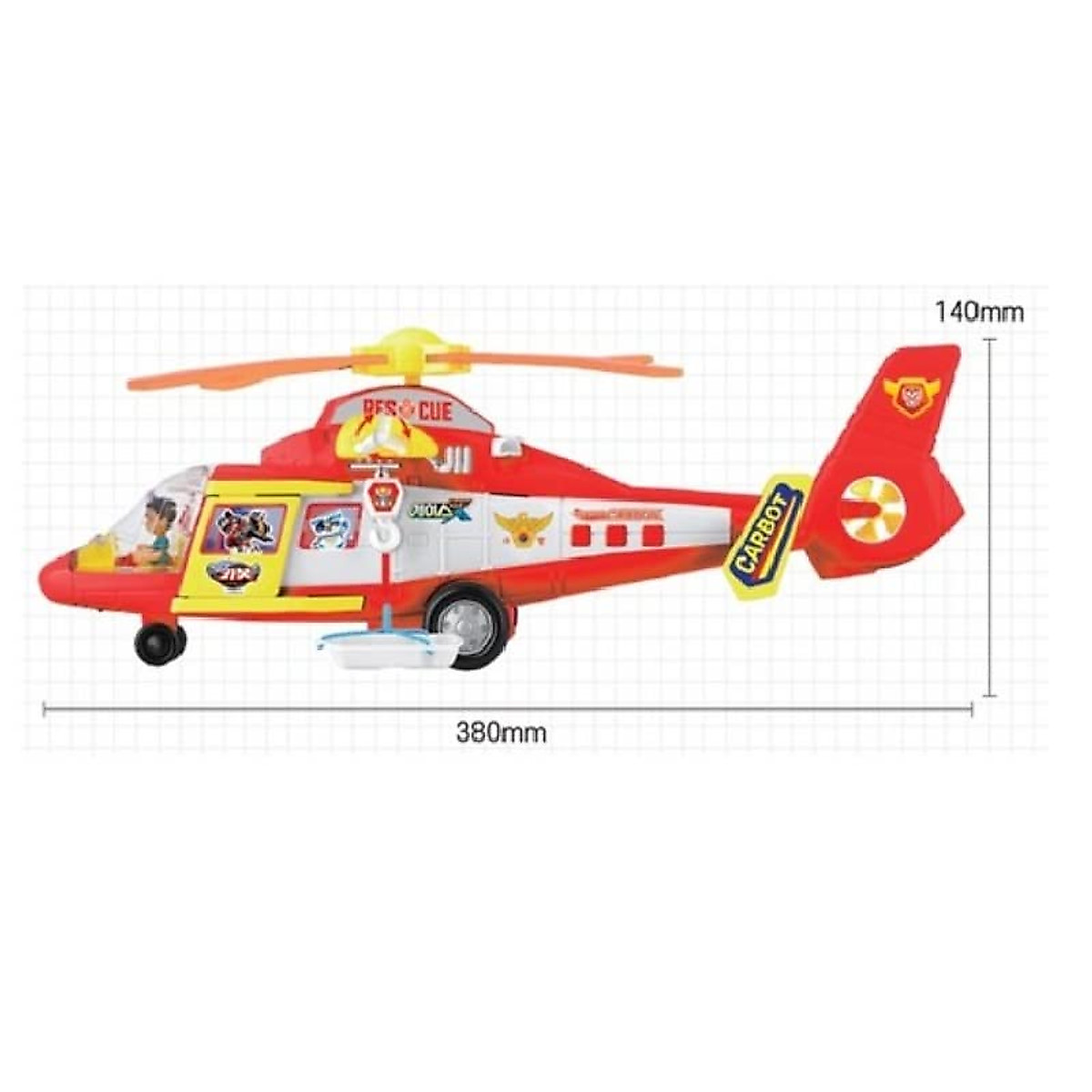 Hello Carbot Firefighting Helicopter Toys