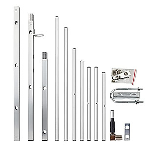 TWAYRDIO 7 Elements UHF Yagi Antenna,11dBi 70cm 400-470Mhz Outdoor Directional Yagi Base Antenna for GMRS Amateur Radio, Satellite Work