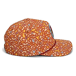 Dead Drift Fly Fishing Patch 5-Panel Vintage Trucker Rope Cap, Fly Fishing Hat (Trout Skin)