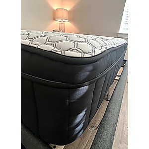 Stratiform 14-Inch Luxury Pillowtop Memory Foam and Innerspring Hybrid Mattress | Made in USA | CertiPUR-US Certified Foam (Cushion Firm, Queen)