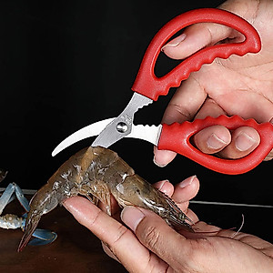 Hemoton 1 Set 8pcs Crab Eating Tool Lobster shellers Crab Leg Forks Lobster Picks Crab Tool Lobster Shell Opener Shrimp Lobster Utensils Seafood Utensils shelled Stainless Steel Appliance