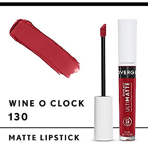 COVERGIRL Outlast Ultimatte One Step Liquid Lip Color, Wine O Clock, Wine O Clock, 0.12 Fl Ounce