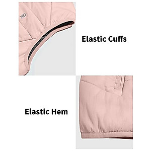 Little Donkey Andy Women’s Lightweight Puffer Vest, Packable Sleeveless Jacket for Hiking Ski Walking Soft Pink M