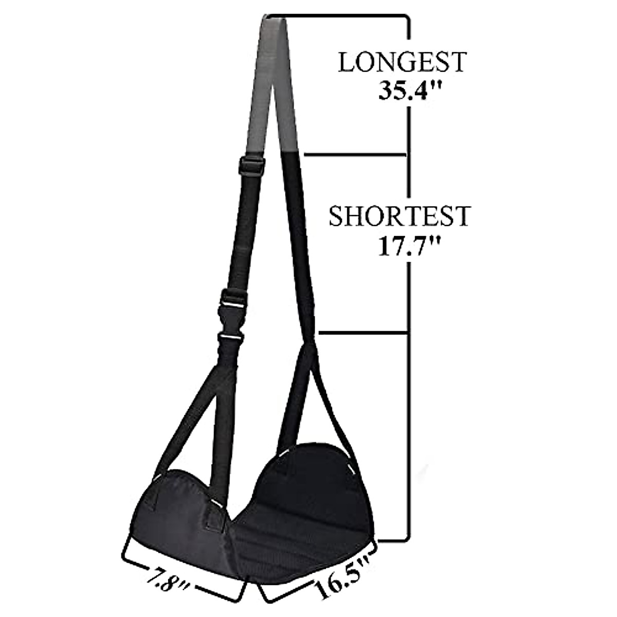 Airplane Footrest with Memory Foam Portable Travel Plane Leg Rest Foot Hammock Adjustable Height Travel Accessories Trian Home Office Relax Your Feet