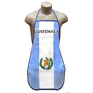 Guatemala Flag Kitchen & BBQ Set w/ Apron, Oven-mitt & Pot-holder Guatemalan