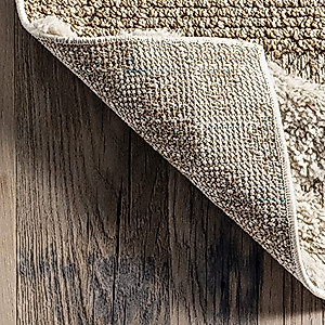 nuLOOM Reena High Low Textured Shaggy Tribal Area Rug, 8' 10" x 12', Beige