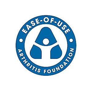 Fiskars 174360-1001 Medium Circle Squeeze Punch, 1 Inch, White , Navy Blue