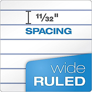 Oxford Spiral Notebooks, 5-Subject, Wide Ruled Paper, Durable Plastic Cover, 200 Sheets, 5 Divider Pockets, 2 Per Pack (10387), Assorted