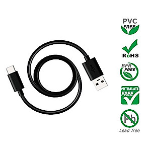 Motorola [3.3ft Cable] Essentials OEM SKN6473A USB-A 2.0 to USB-C (Type C) Data/Charging Cable for Moto G Power/Play/Pure/Stylus 5G, G7, One 5G Ace, Edge, Edge+ - Single