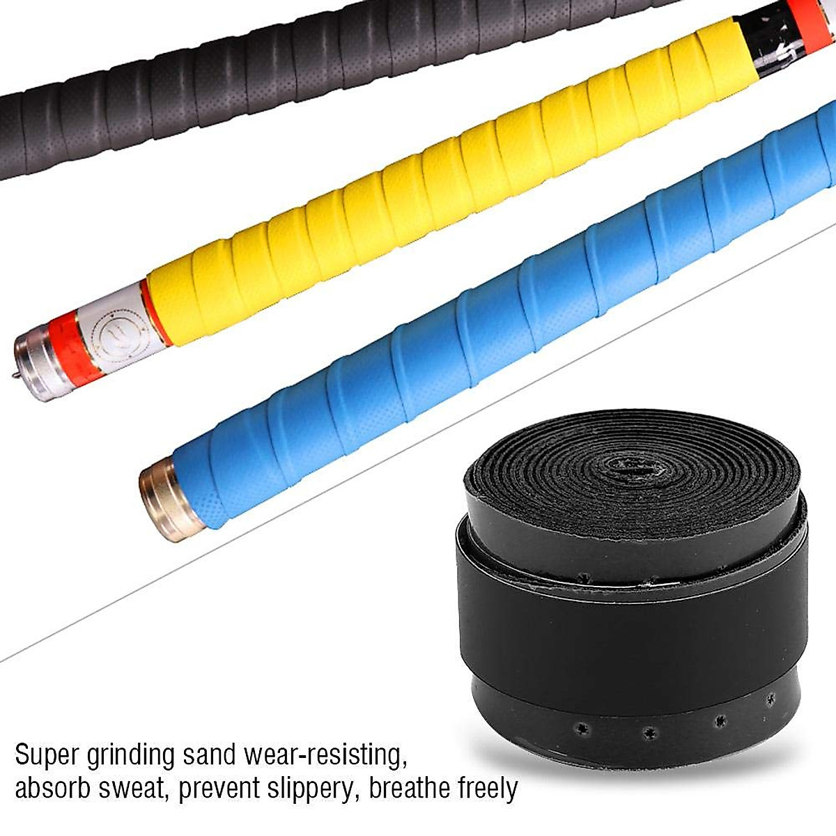 Archery Absorb Sweat Band Non Slip Stretchy Handle Grip Bow Tape Band Wrap for Bow Riser Handle Grip Tape(Black)