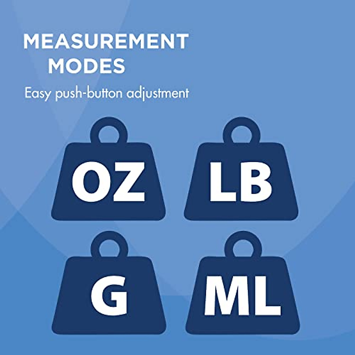 HealthWise Digital Kitchen Food Scale with Calorie & Carb Calculator Tempered Glass | Precision Measurements | Unit conversions: oz, lbs, g, ml | 14 pre-Set Foods, Gray (59-106)