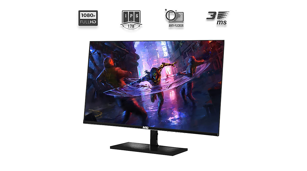 TechMagnet Gaming PC & Monitor Bundle - Intel i5, 16GB RAM