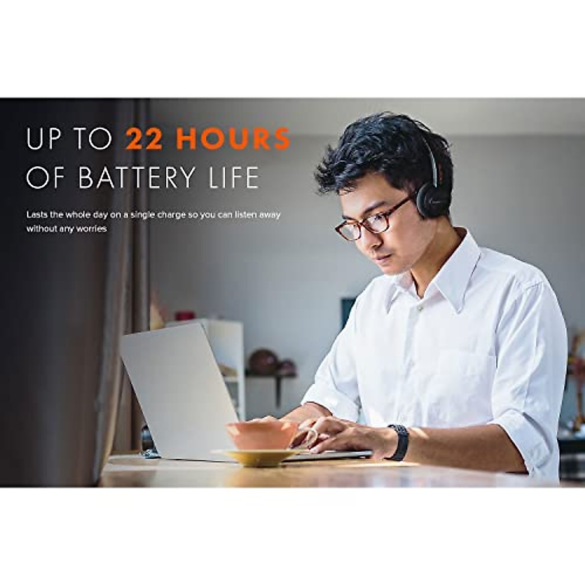 Sound Blaster JAM V2 On-Ear Lightweight Bluetooth 5.0 Wireless Headphones with USB-C, aptX Low Latency, aptX HD, Multipoint Connectivity, Voice Detection and Noise Reduction, 22 Hours Battery Life