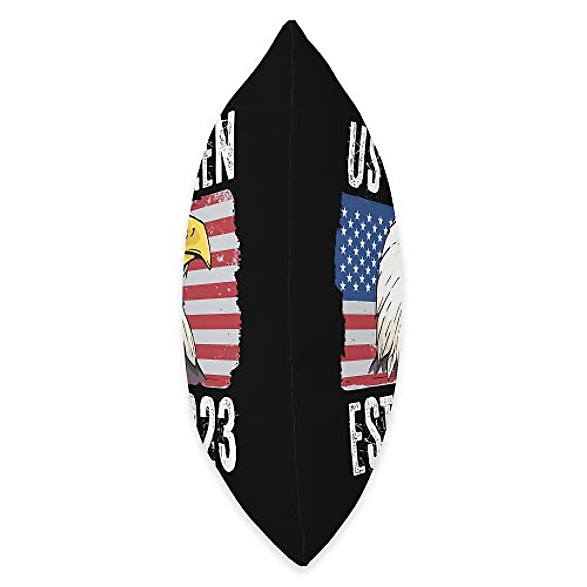 New US Citizen Est. 2023 Citizenship Gifts US Est 2023 Citizenship New USA Citizen Throw Pillow, 16x16, Multicolor