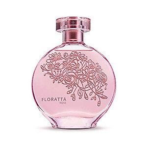 O Boticário Floratta Rose Eau de Toilette, Long-Lasting Floral Rose Fragrance Perfume for Women, 2.5 Ounce