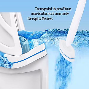 50PCS Wand Head Brush for Upgraded Wand Refill Compatible with Clorox Toilet Wand Refills