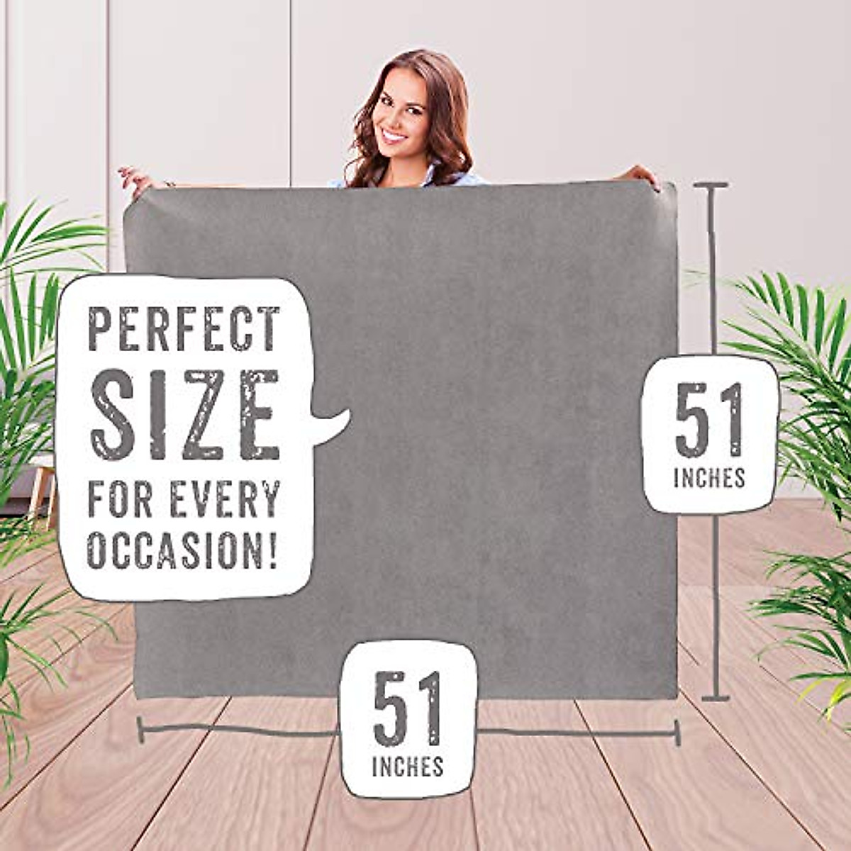 Leather Splat Mat - Waterproof Baby High Chair Floor Mat | High Chair Mat | Splat Mat for Under High Chair | Baby Food Mat | Splash and Spill Mat | Under Highchair Mat (Grey, Square)