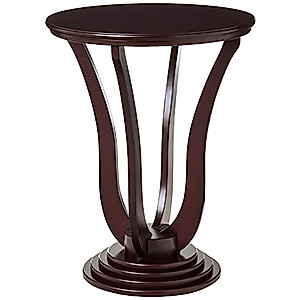 Frenchi Furniture Table, L 19.70 inch x W 19.70 inch x H 25.80 inch, Espresso