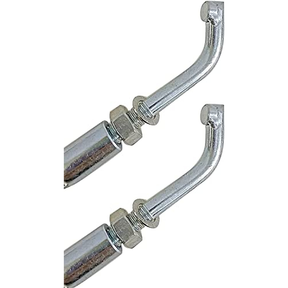 BHRUSO Replace Ice Scratchers Kit.ICE SCRATCHERS WITH CARBIDE TIPS SNOWMOBILE REVERSE COMPATIBLE SNOW MODEL FIT (1PAIR)