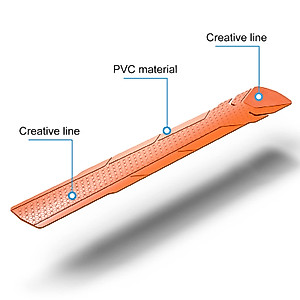 ALI2 Mountain Style Bike Downtube Frame Protector for Bike Road Bike,Orange