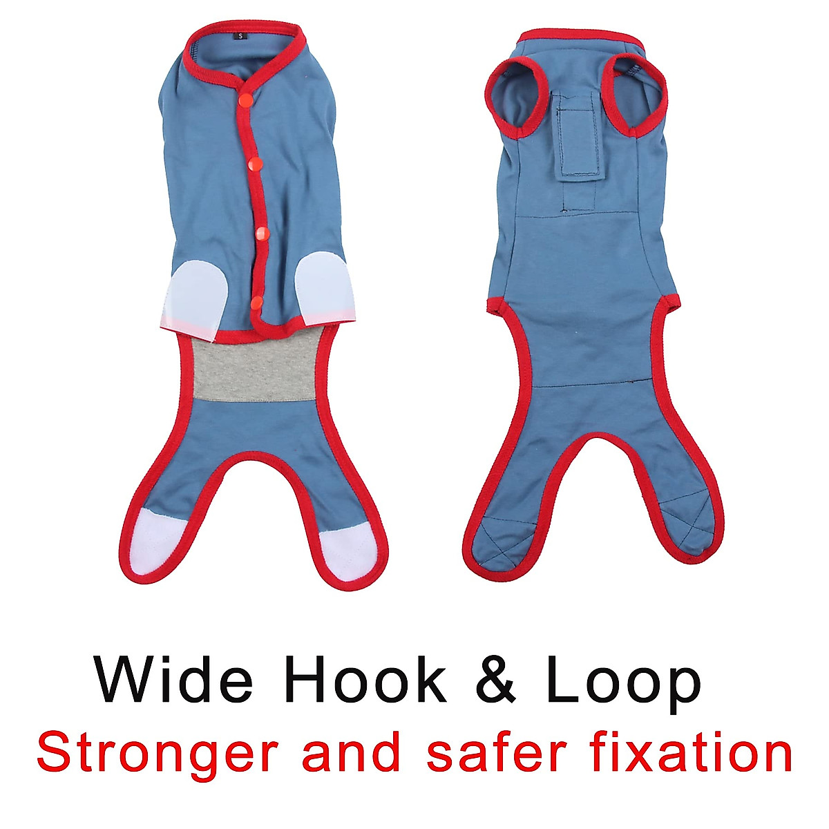 JoyDaog 2Pcs Dog Surgery Recovery Suit Substitute E-Collar & Cone,Recovery Onesie Puppy Surgical,Cat Recovery Shirt Dog Wounds Bandages Prevent Licking Dog,S