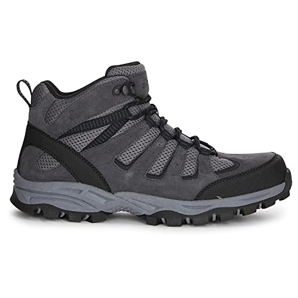 Eddie Bauer Elliot Bay Mid Waterproof Hiking Shoes for Men | Multi-Terrain Lugs, Sturdy & Supportive Design Rubber Traction Outsole Contoured Insole