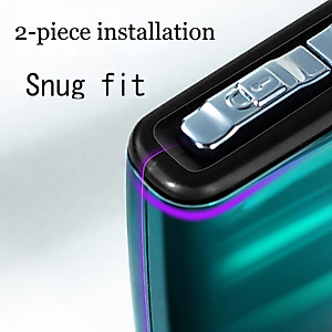 ontto Key Fob Case Dazzling Car Key Protector Fit for Volvo XC90 XC60 XC40 S60 S90 V60 V90 Polestar 1 Polestar 2 Smart Remote Resin Key Cover Key Skin Purple