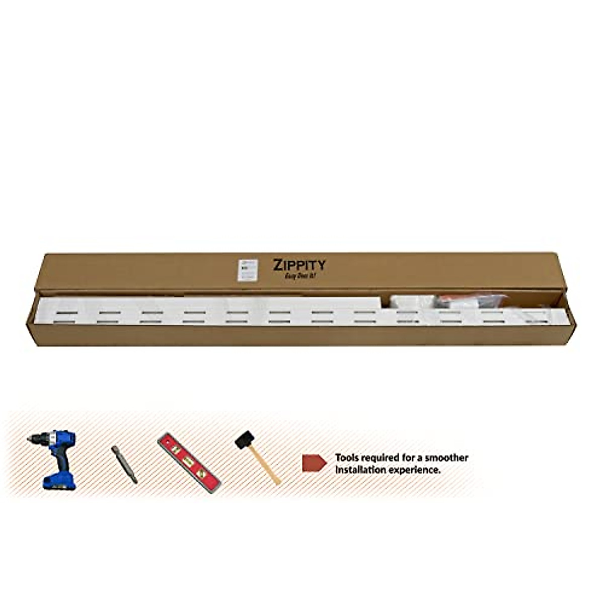 Zippity Outdoor Products ZP19041 No Dig All American Fence, White