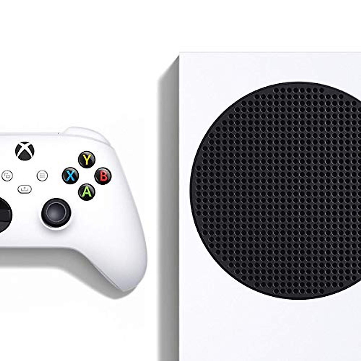 Microsoft Xbox Series S 512GB Game All-Digital Console + 1 Xbox Wireless1 Controller, White - 1440p Gaming Resolution, 4K Streaming Media Playback, WiFi (Renewed)