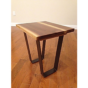 Metal Table Legs, Bent Trapezoid Style - Any Size and Color