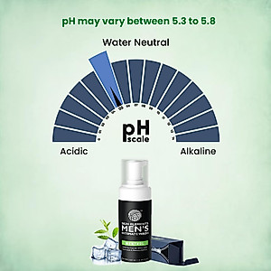 Skin Elements Intimate Wash for Men with Menthol (4.05 fl. oz.) | pH Balanced Foaming Private Part Cleaner | Prevents Itching, Irritation & Bad Odor