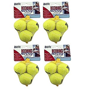 KONG Air Tennis Balls, Dog Toy X-Small x 12 Pack