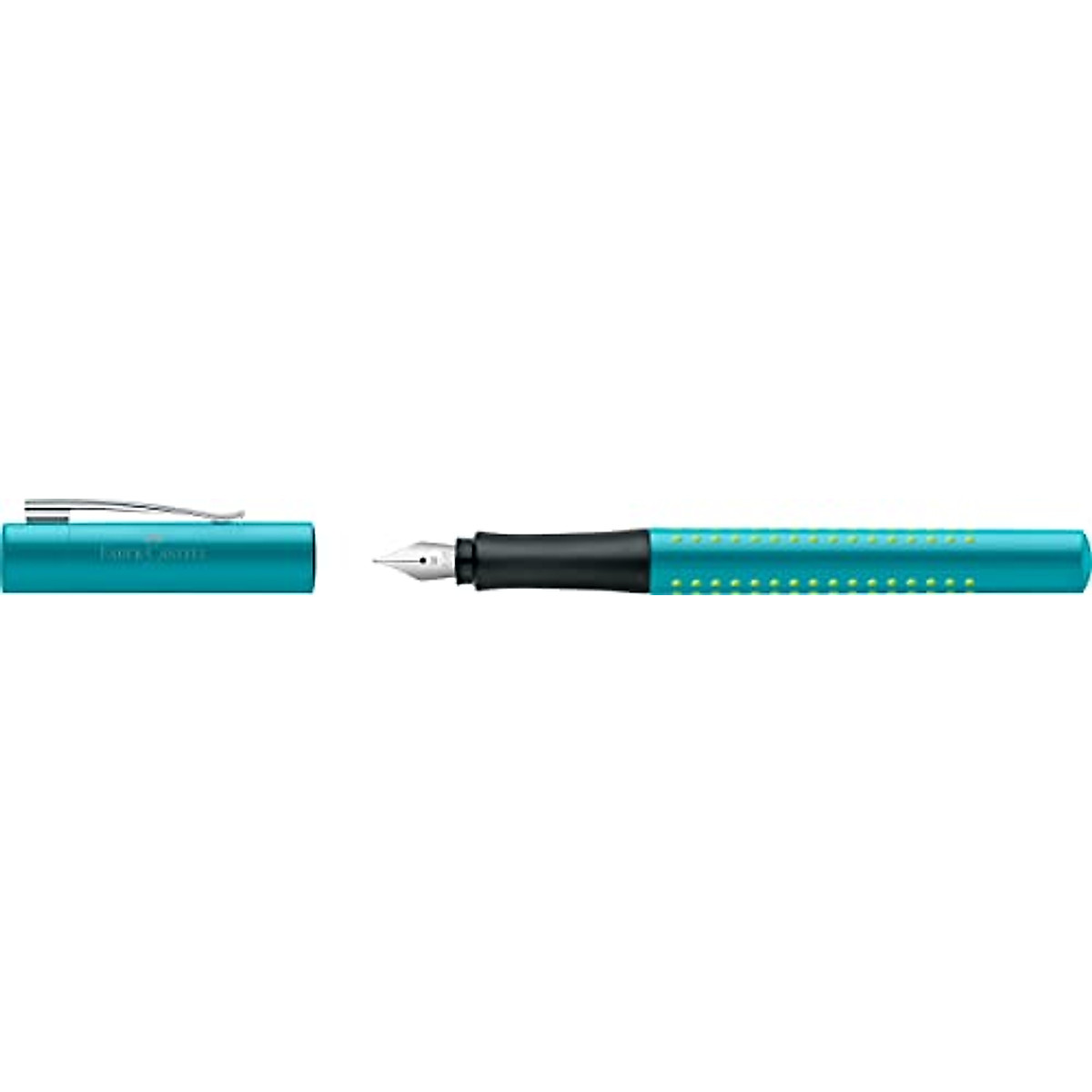 Faber-Castell 140916 Grip 2010 M Fountain Pen - Turquoise