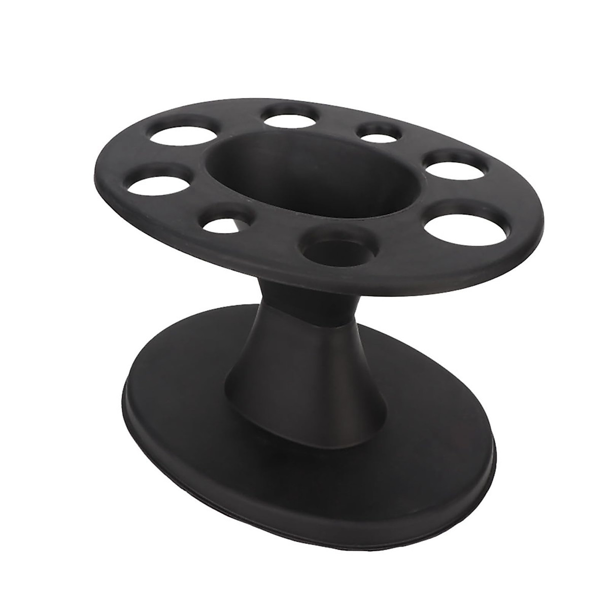 Hair Tool Organizer, Hair Brush Holder Organizer Hairbrush Holder Organizer Plastic Round Hair Brush Comb Holder Display Rack Hair Brush Organizer for Salons and Home Use (plastic)