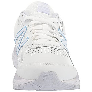 New Balance Women's 840 V3 Walking Shoe, White/Silent Grey, 8.5 X-Wide