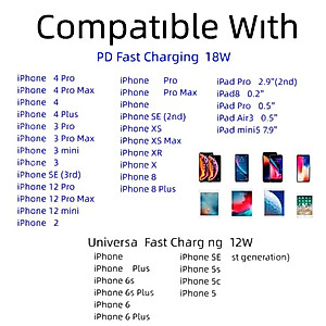 ONGAHON Designed for USB C to Lightning Cable 6Ft 3 Pack PD 20W Long Fast Charing iPhone ChargerCord Compatible with Apple iPhone 14 13 12 11 Pro Mini iPhone 8 8 Plus X XS Max XR iPad (6FT 3Pack)