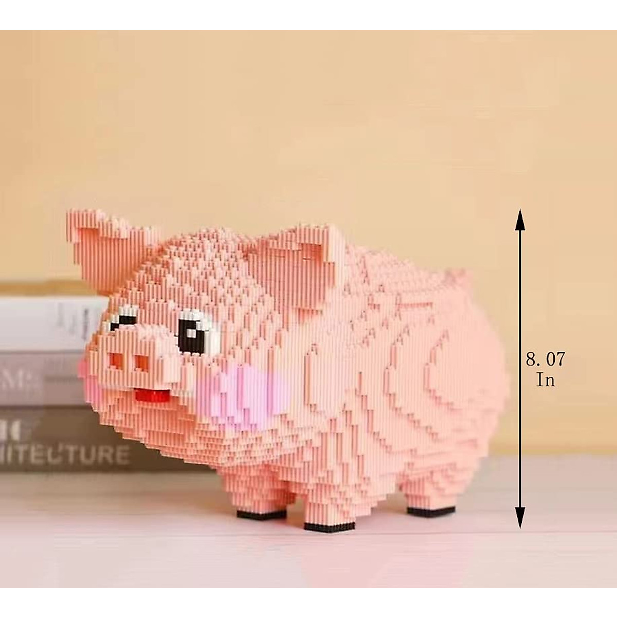 BDYDT Animal Pig Micro Building Blocks Set（2745PCS） Gift for Adults and Kids