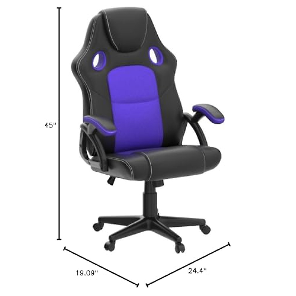 DualThunder Gaming Chairs, Home Office Desk Chairs Clearance, Comfortable Cheap Gaming Office Chairs, Computer Chairs Video Game Chairs, Gaming Chairs for Teens Gamer, Swivel Rolling Chairs, Purple