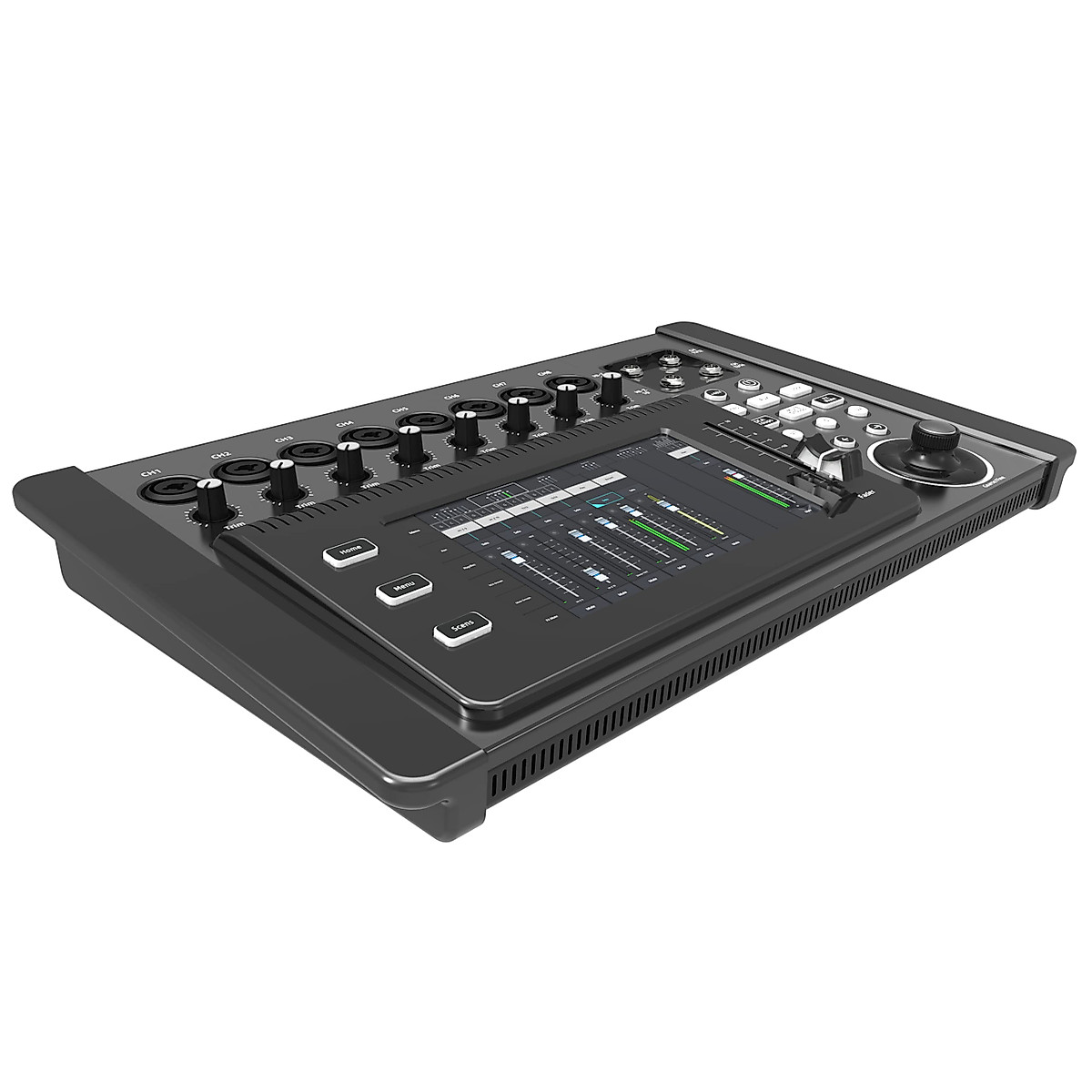 PSG AUDIO DM-1608 14-Channel 4-Aux Out Portable Touchscreen Digital Mixer App control for iPad, Android Tablet, PC, Laptop, with Integrated Wi-Fi, built-in effect engine (Designed in USA)