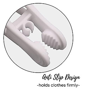 1InTheHome Multi-Purpose Hanger Clips Plastic (48 Count)