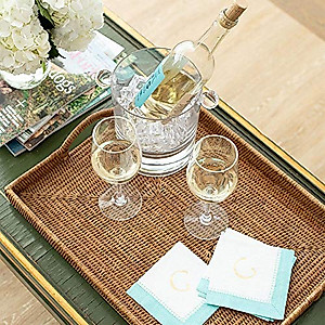 Caspari Acrylic 60oz Ice Bucket & Lid in Crystal Clear - 1 Each