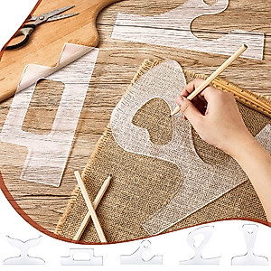5 Pcs Acrylic Charcuterie Board Handle Template Clear Cutting Board Router Template Angled Curvy Triangle Woodworking Tracing Stencils Laser Cut Guide Tools (Lively Style)
